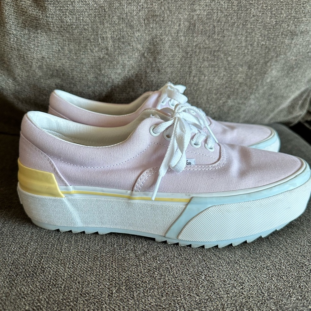 Vans Era Stackform Shoes In Pastel Color Block. Women… - Gem
